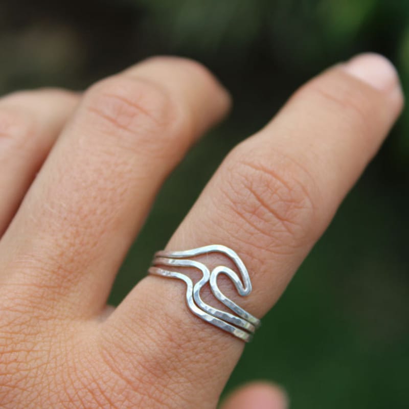 Wave Ring - Etsy