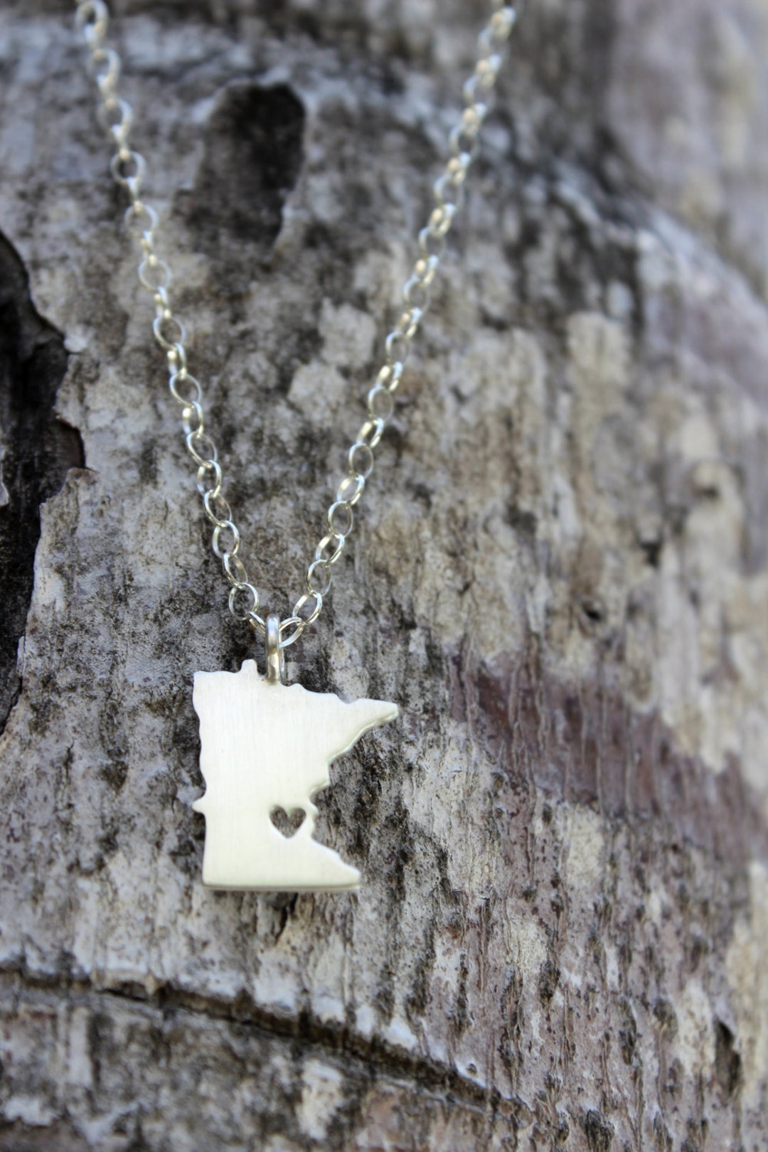 Any State Love Necklace - State Jewelry - Map Jewelry - Going Away Gift ...