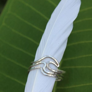 Rolling Waves Stacking Rings - Wave Ring - Beach Jewelry - Surfer Ring - Surf Jewelry - Etsy