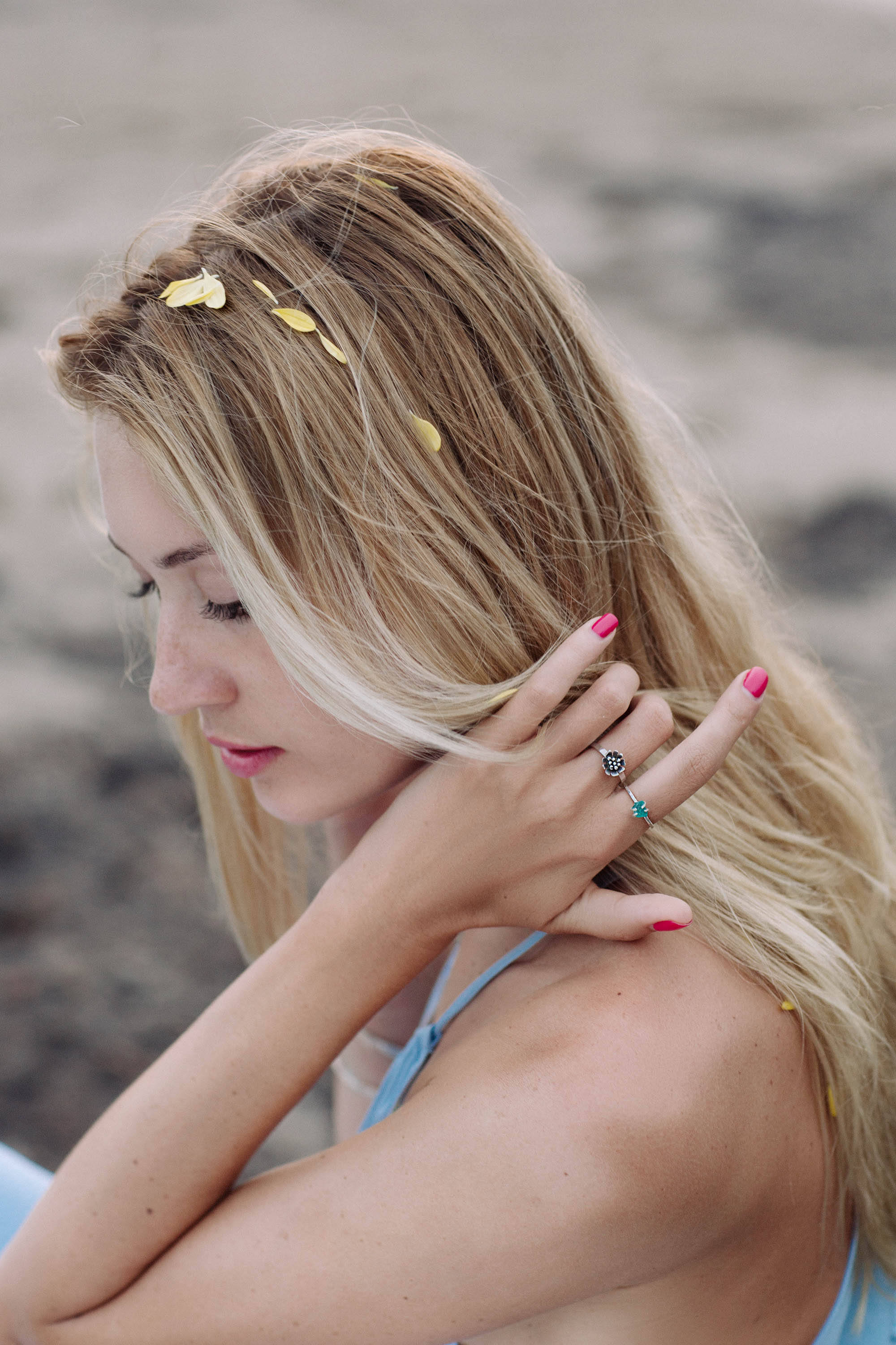 Daisy Ring Wild and Free Daisy Ring Sterling Silver Flower | Etsy