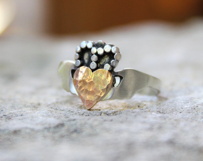 Handcrafted Modern Claddagh Ring Irish Promise Friendship - Etsy Australia