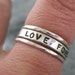 Personalized Stackable Rings - Etsy