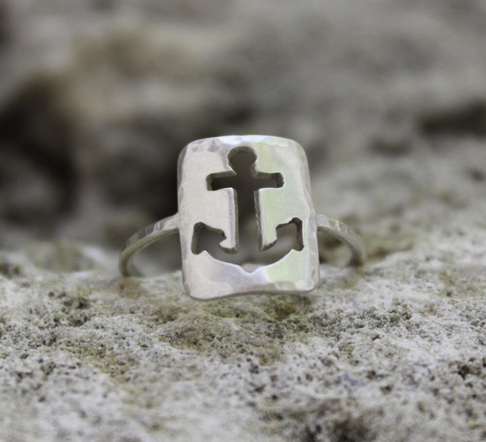 Anchor Ring - Etsy