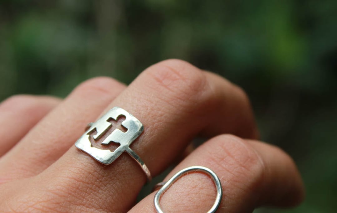 Anchor Ring - Etsy