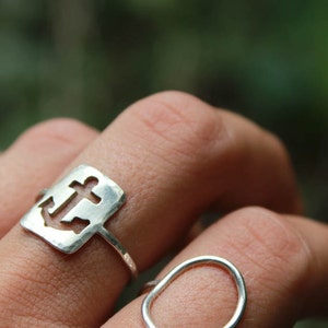 Anchor Ring - Etsy