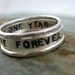 Personalized Stackable Rings - Etsy