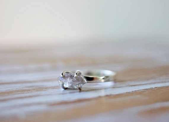 Crystal Mare Ring Sterling Silver and Crystal Quartz Stone | Etsy