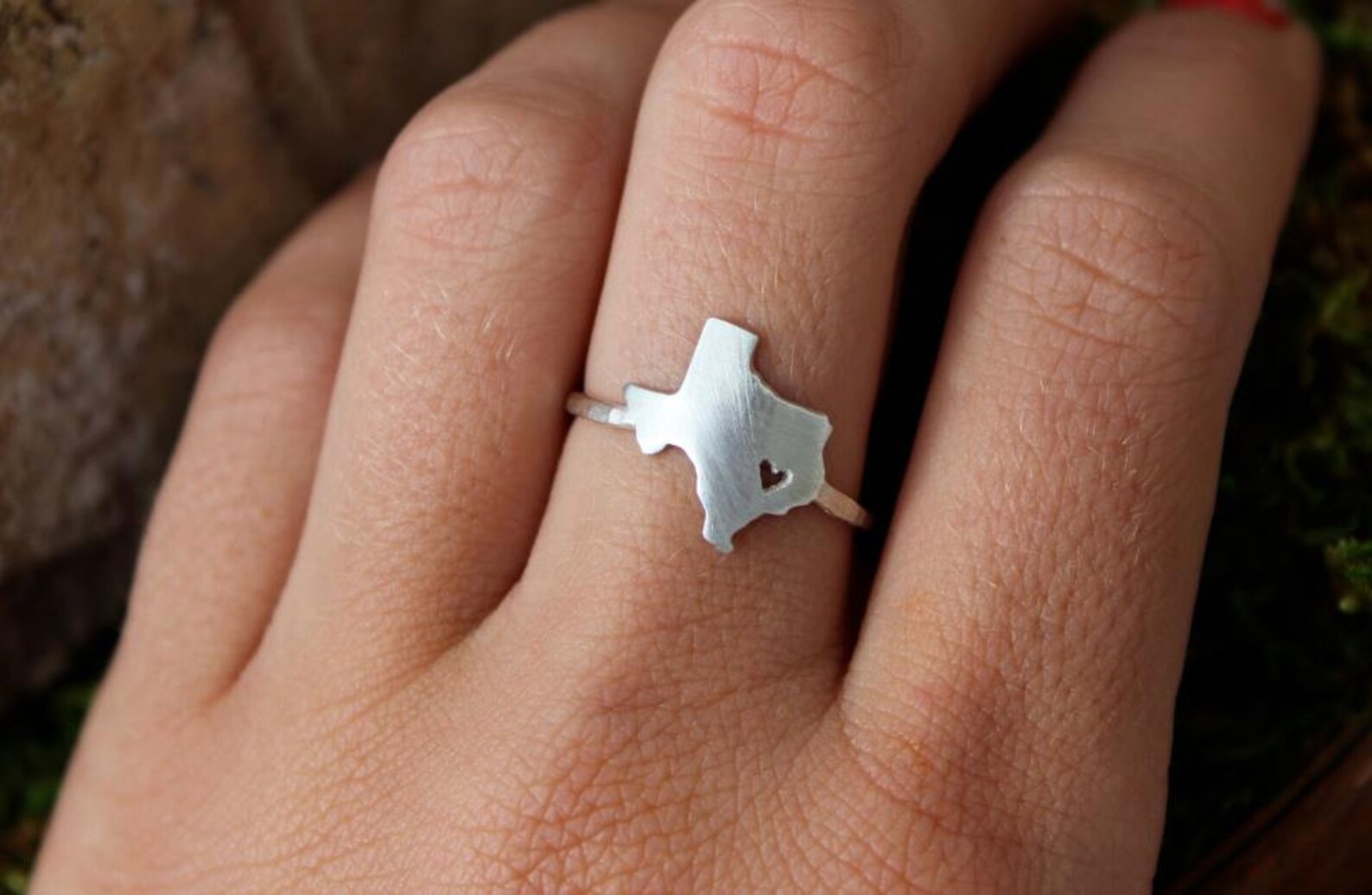 Any State Love Ring the Original Personalized State Ring - Etsy
