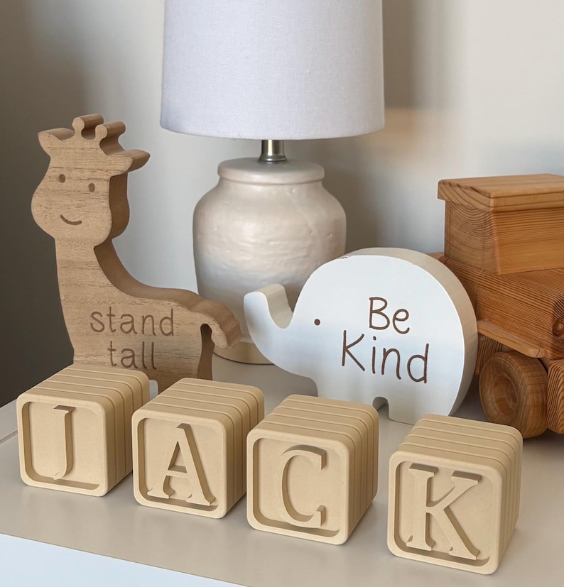Personalized Baby Name Blocks – Custom Nursery Decor & New Baby Gift - Etsy