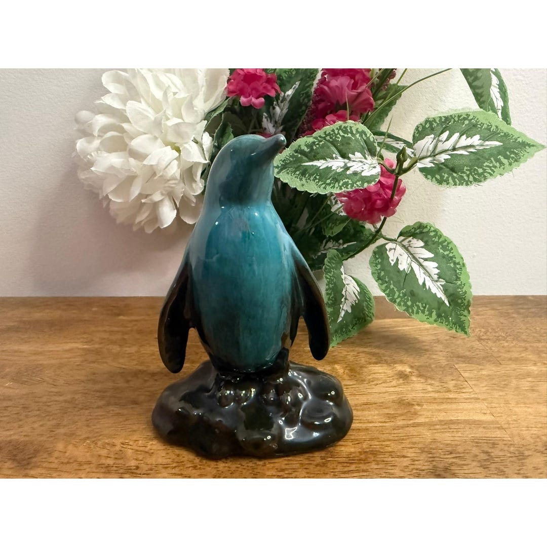 Vintage Blue Mountain Pottery Penguin Figurine Canadian Art Pottery ...