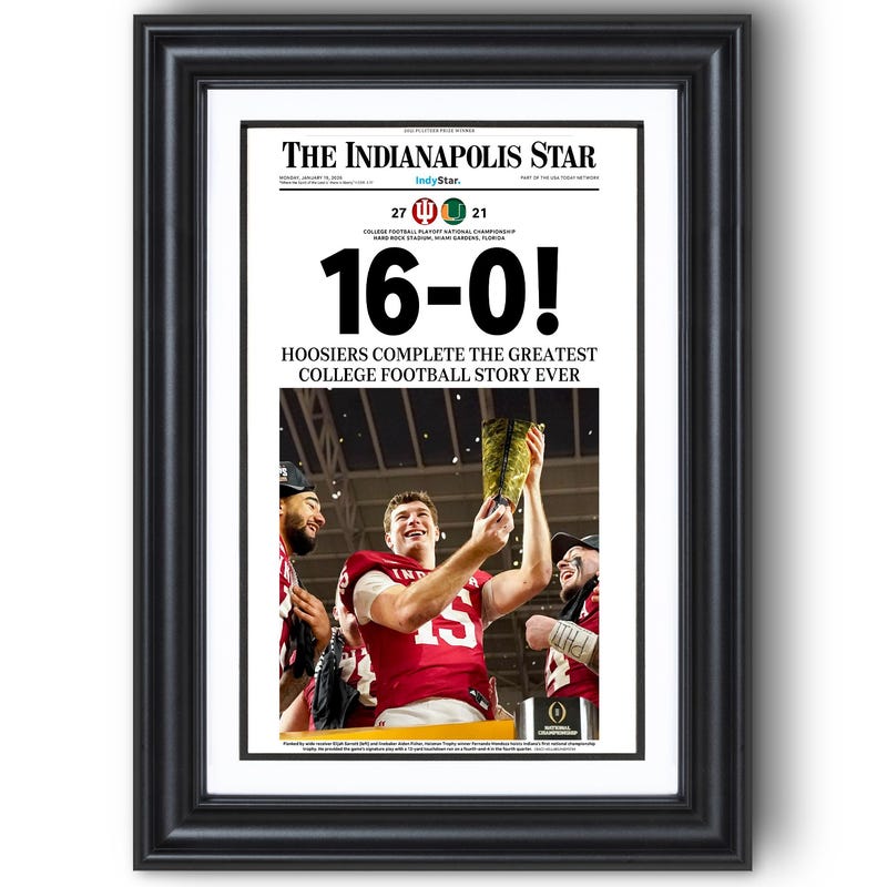 Indiana Hoosier Frame - Etsy