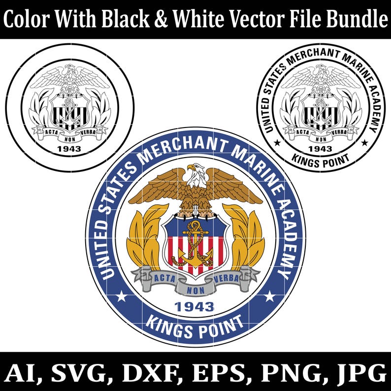 United States Merchant Marine Academy Logo Svg, Us Merchant Marine ...