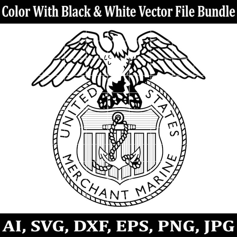 United States Merchant Marine Logo Svg, Us Merchant Marine, Department ...