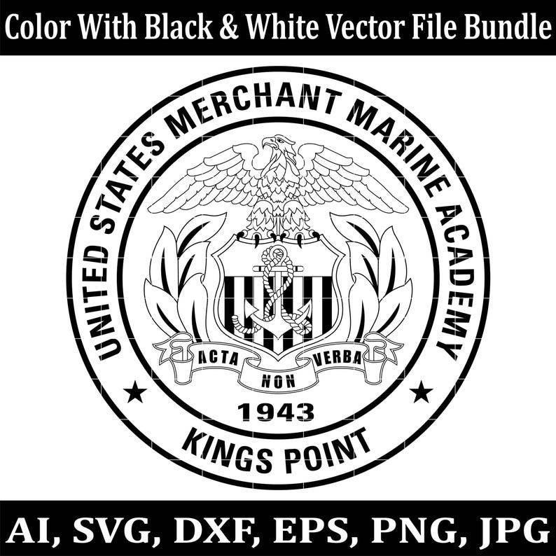 United States Merchant Marine Academy Logo Svg, Us Merchant Marine ...
