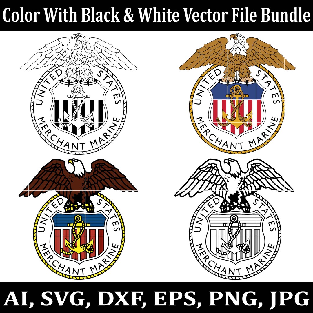 United States Merchant Marine Logo Svg, Us Merchant Marine, Department ...