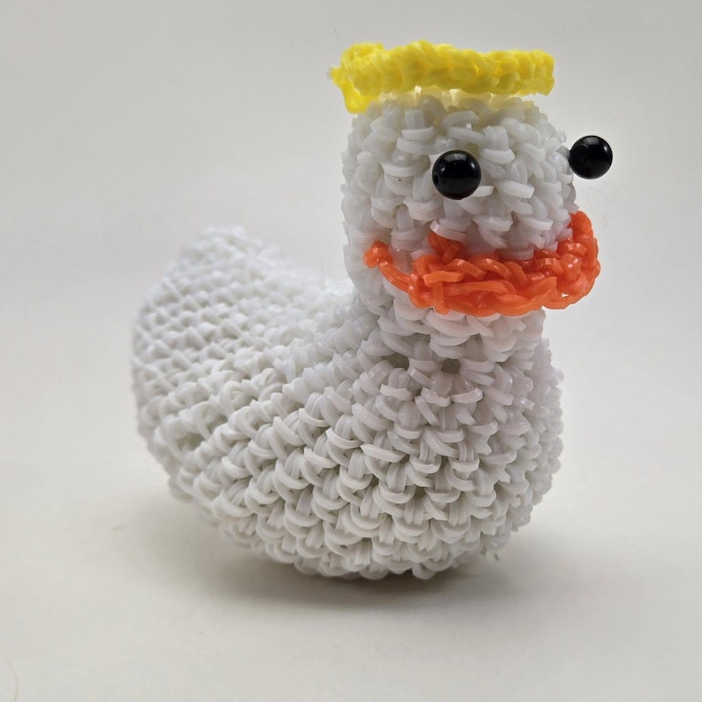 Loomigurumi Duck Rainbowloom Animal - Etsy