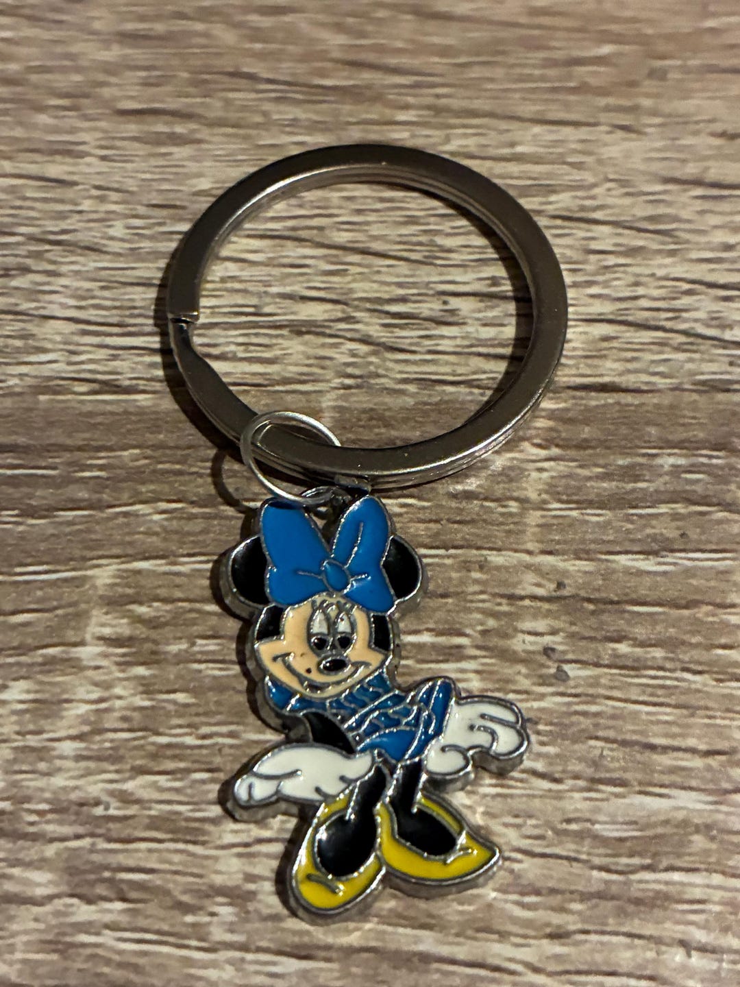 Handmade Walt Disney Mickey Mouse Stainless Steel Keyring Keychain ...