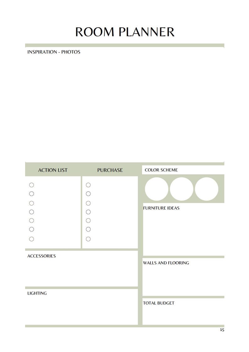 Interior Design, Planner, Home Decorator, Do It Yourself - Etsy