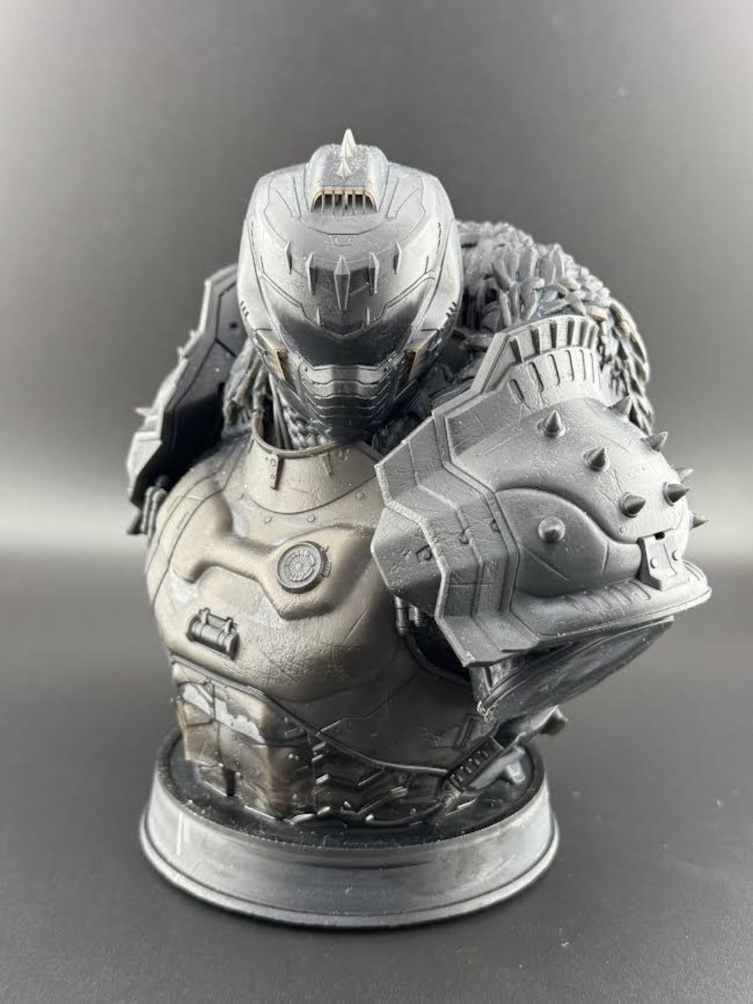 Doom Slayer Bust (dark Ages) - Etsy