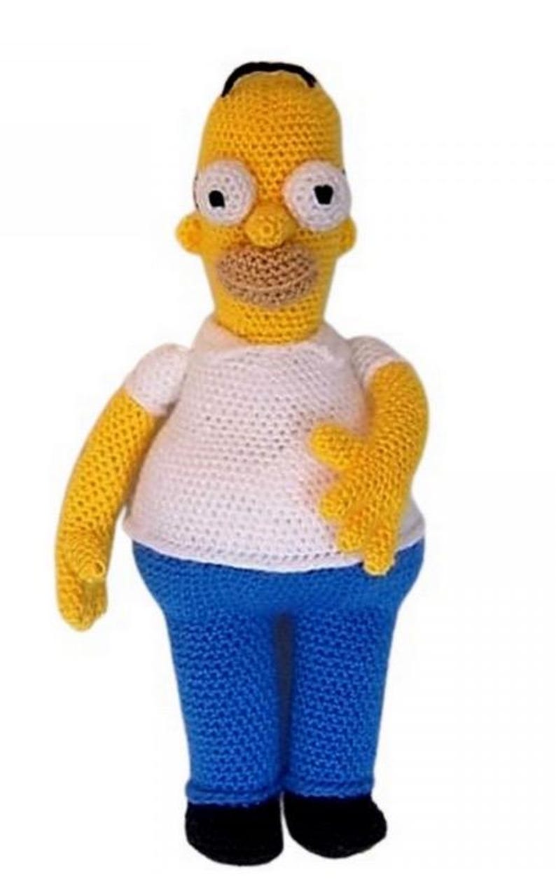 The Simpsons Crochet Patterns, Three Patterns Bundle, Lisa, Marge and ...
