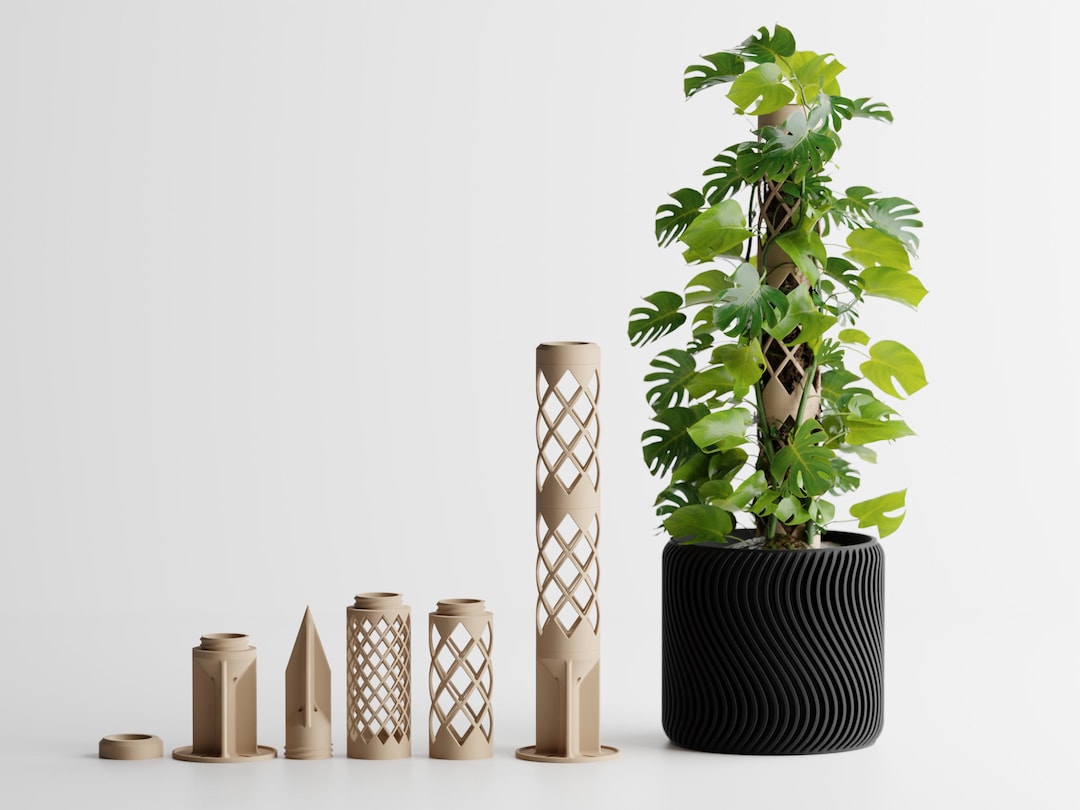 Unique Modular Moss Tower Verdura - Indoor Moss Planter - Indoor Moss Tower - Indoor Gardening ...