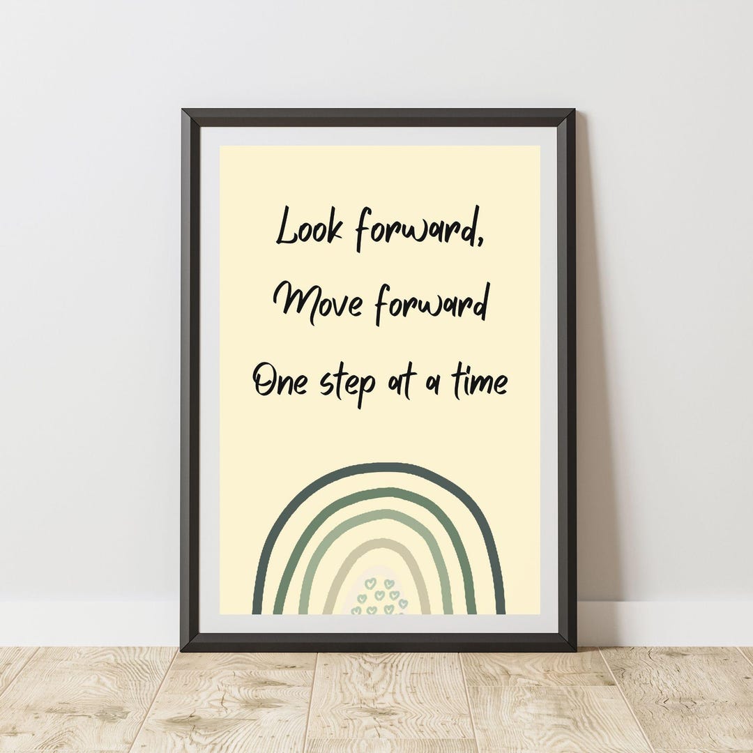 Confidence Wall Art - Motivational Quote Print - Rainbow Inspirational ...