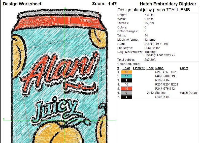 Coquette Energy Drink Alani Design, Embroidery Design, Instant Download ...