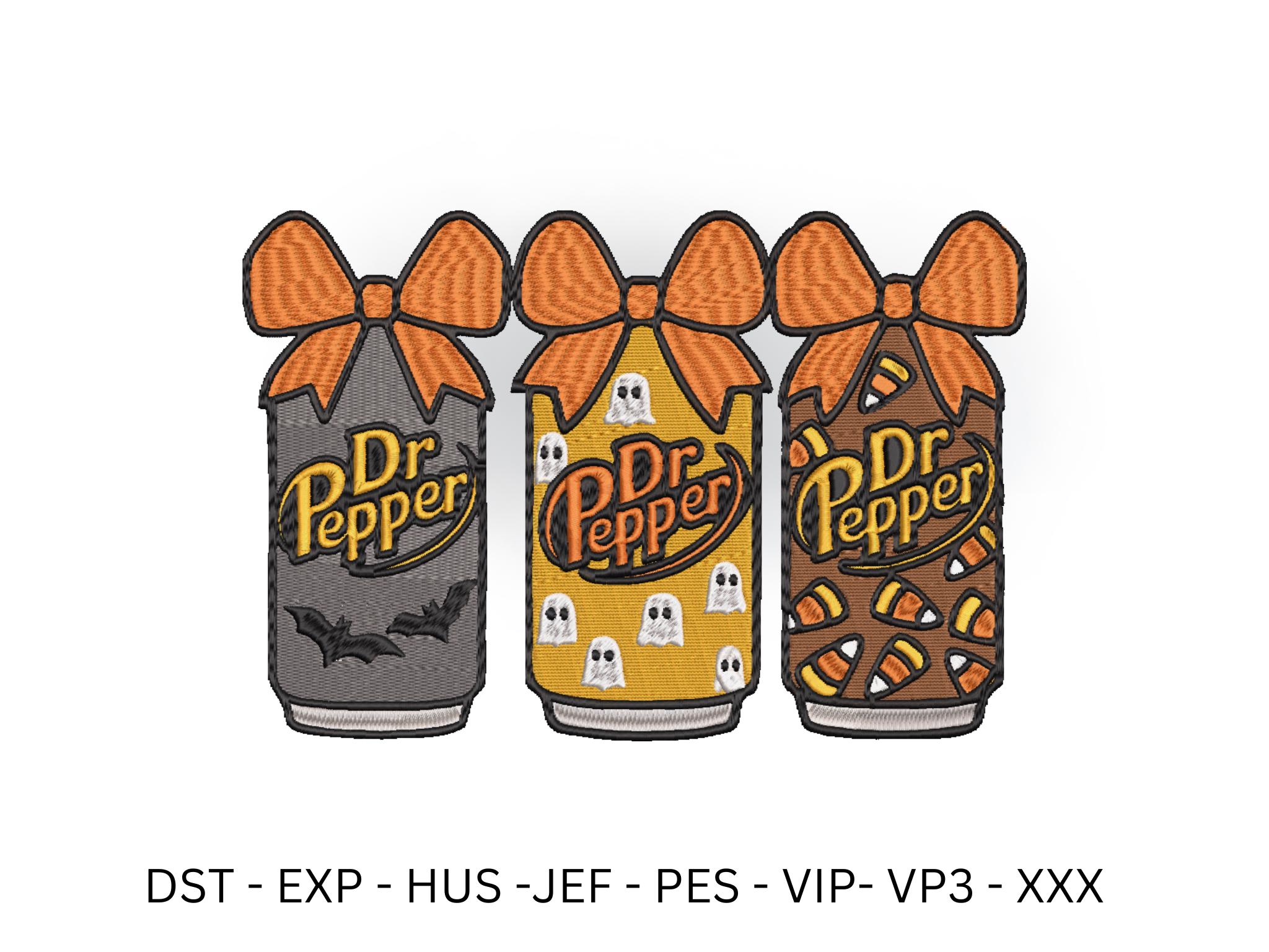 Coquette Dr Pepper Halloween Embroidery Design, Instant Download, 3 ...