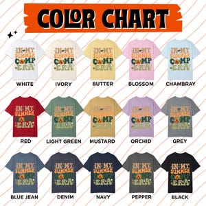 In My Summer Camp Era Comfort Colors Shirt, Summer Scout Shirt, Camping ...