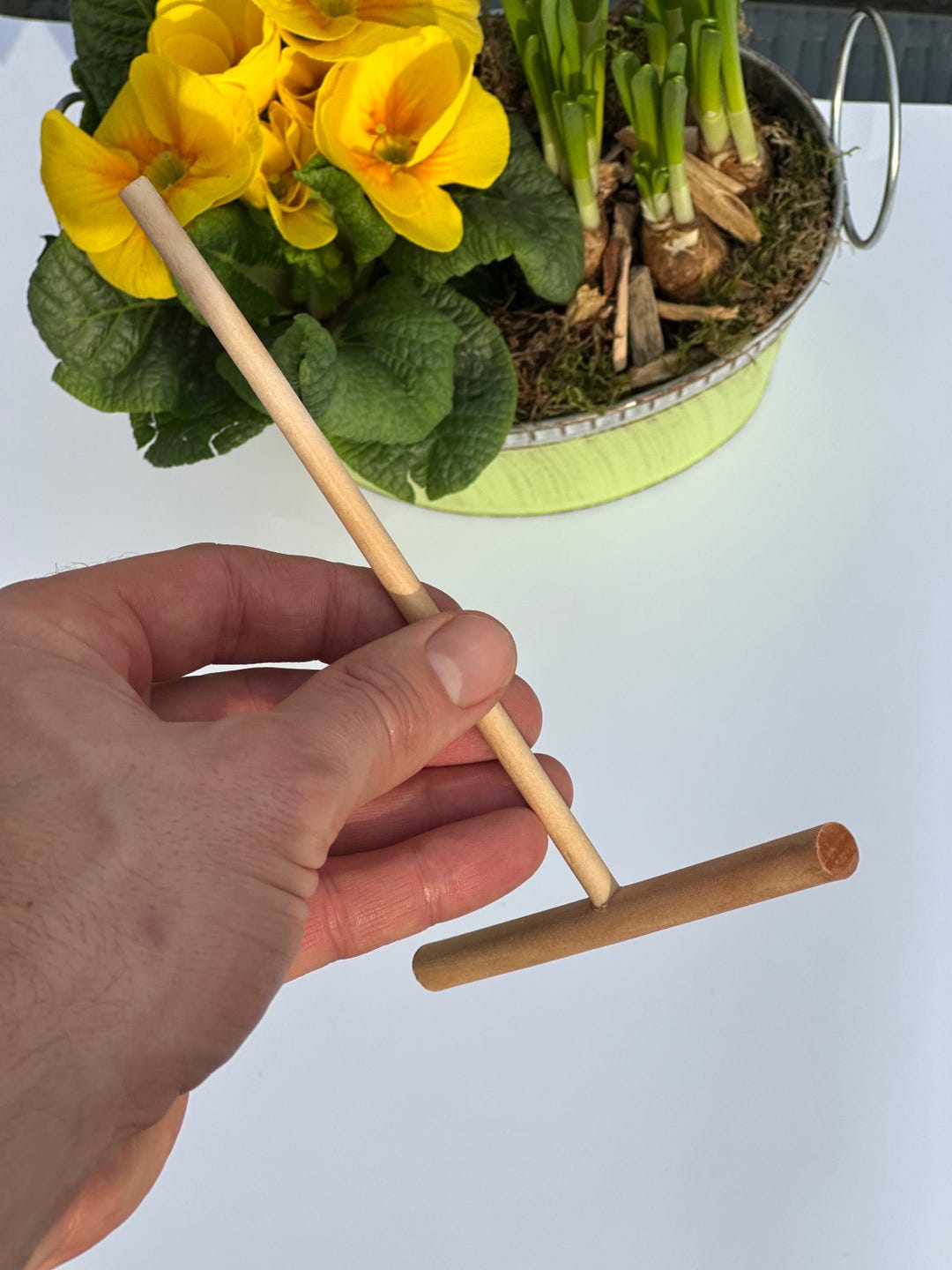 Wooden T-shaped Crepe Spreader | Pancake Batter Spreader for Even ...