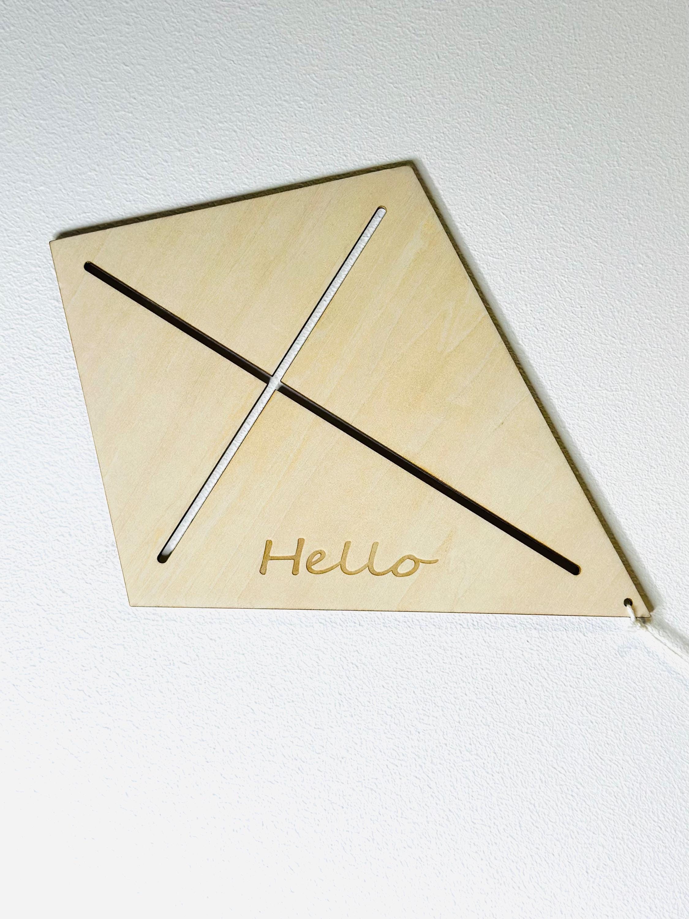 Personalized Wooden Decorative Kite Wall Decor – Custom Kids Room ...
