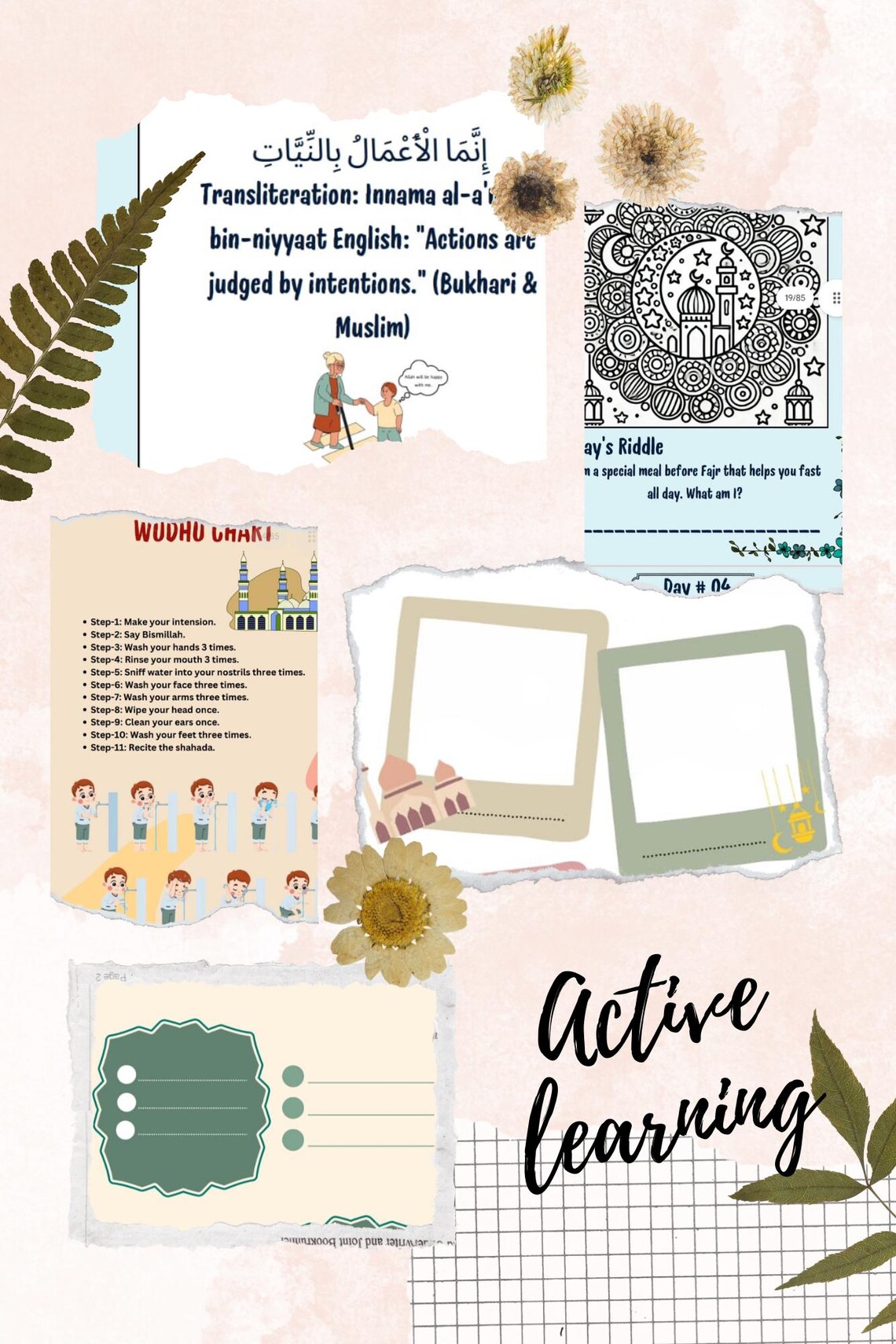 Ramadan Printable Planner for Kids Ramadan Journal for Kids Ramadan ...