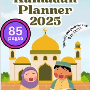 Ramadan Printable Planner for Kids Ramadan Journal for Kids Ramadan ...
