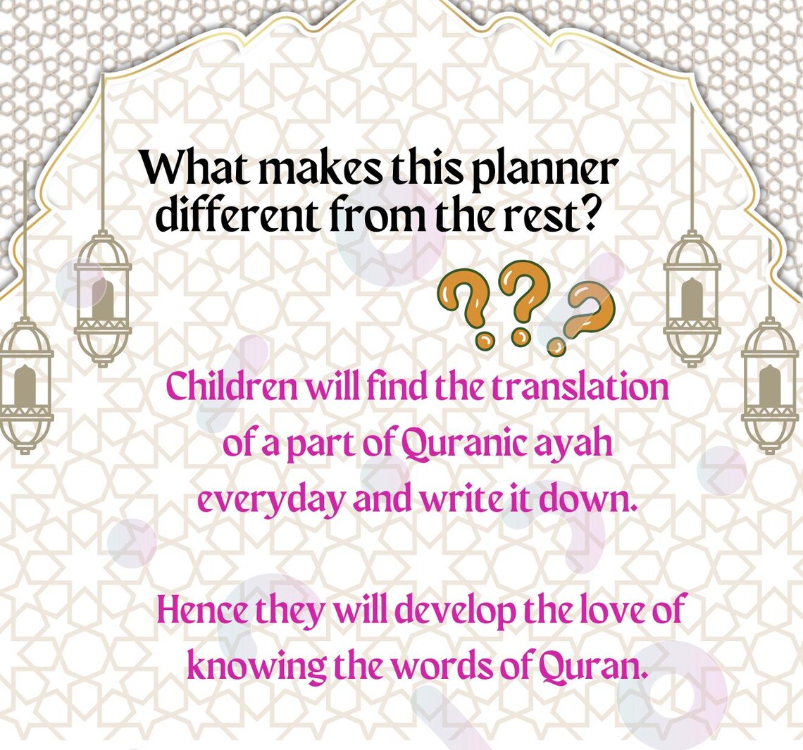 Ramadan Printable Planner for Kids Ramadan Journal for Kids Ramadan ...