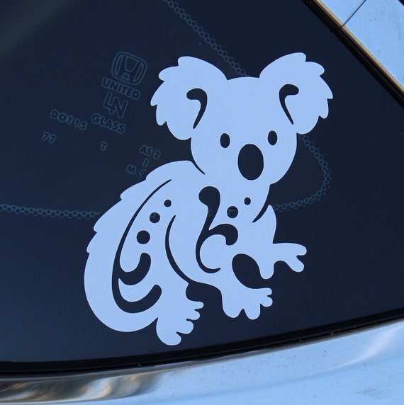 Koala Vinyl Decal - Etsy
