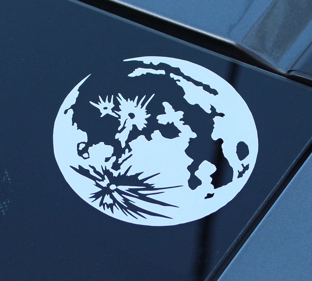 Full Moon Vinyl Decal - Etsy