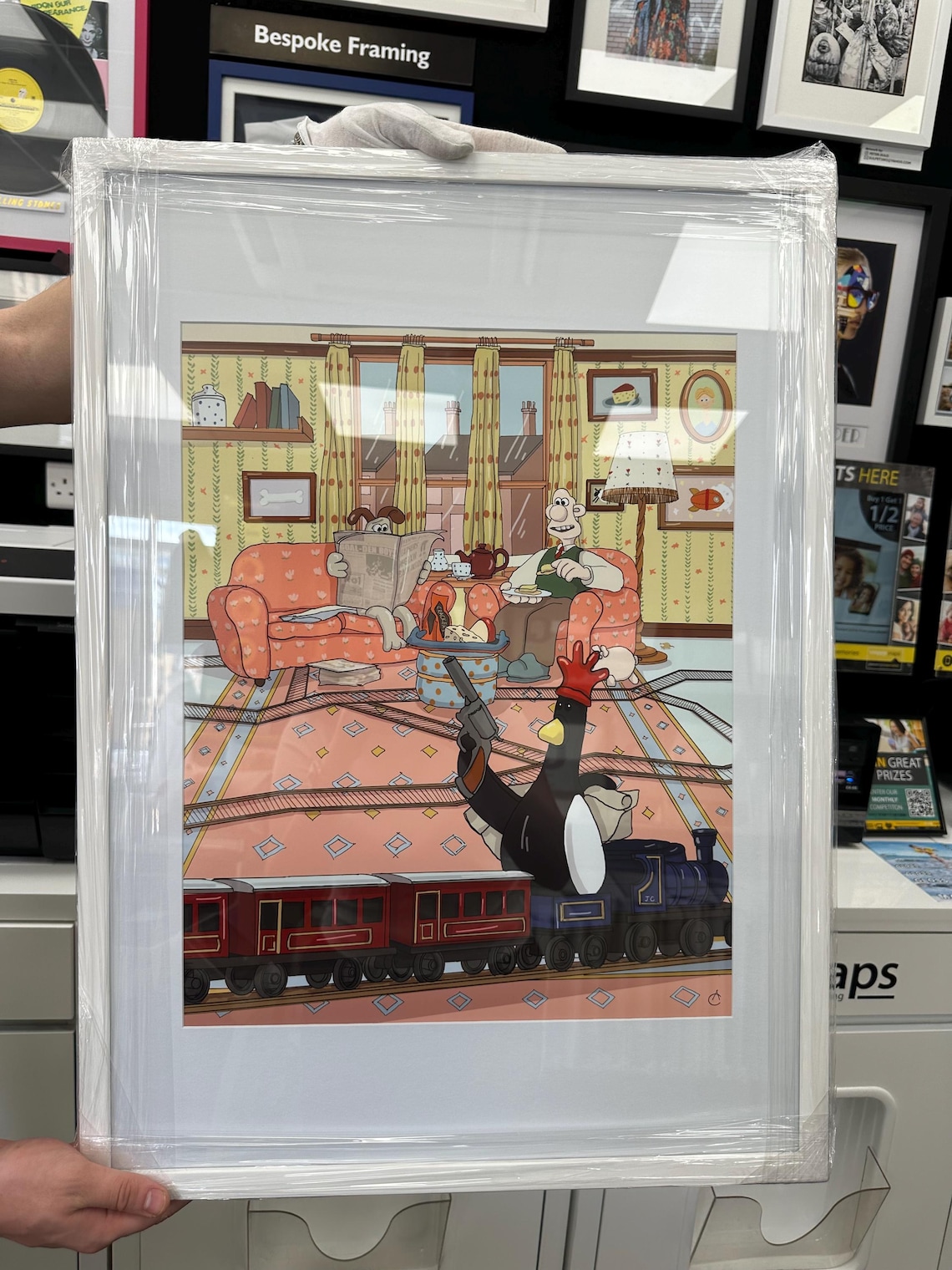 Wallace & Gromit Living Room Scene - Etsy