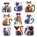 Cat's Fall PNG Bundle Print, Print File, Cat's Fall Png, Cat Design Png ...