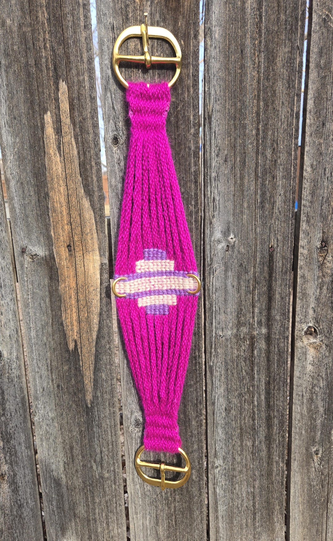 26" Mohair Cinch, Western Tied Girth Handmade From 100% Mohair Cord ...