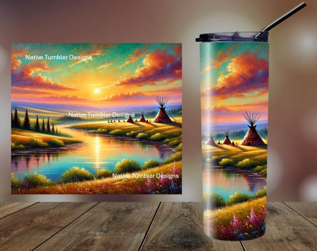 20 Oz Native Tumbler Design for Sublimation - Etsy