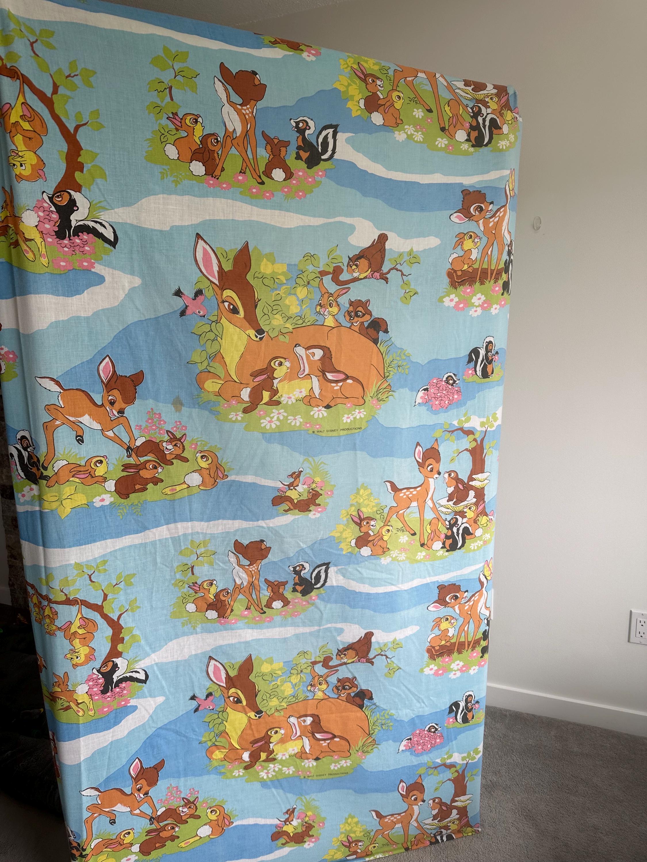 Vintage Disney Bambi and Friends Sheets - Etsy