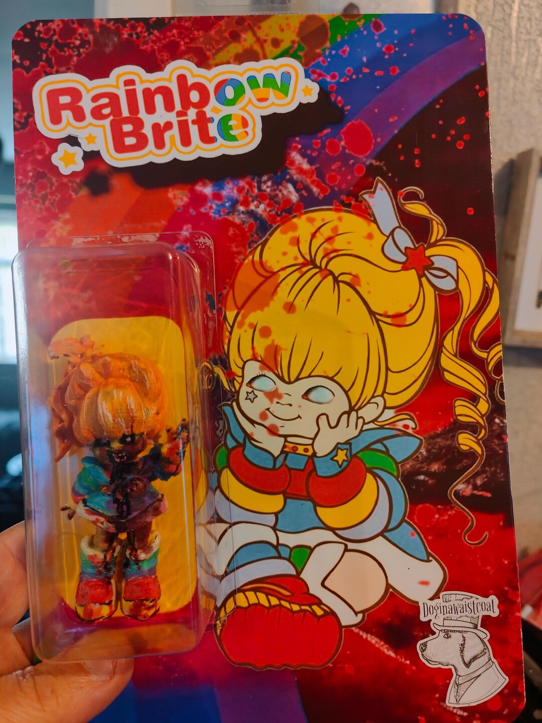 Custom Static Zombie Rainbowbrite Figure - Etsy