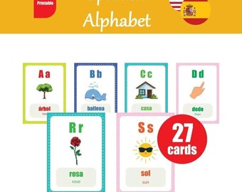 Alphabet Flashcards for Kids Printable | A-Z Letters With Pictures ...