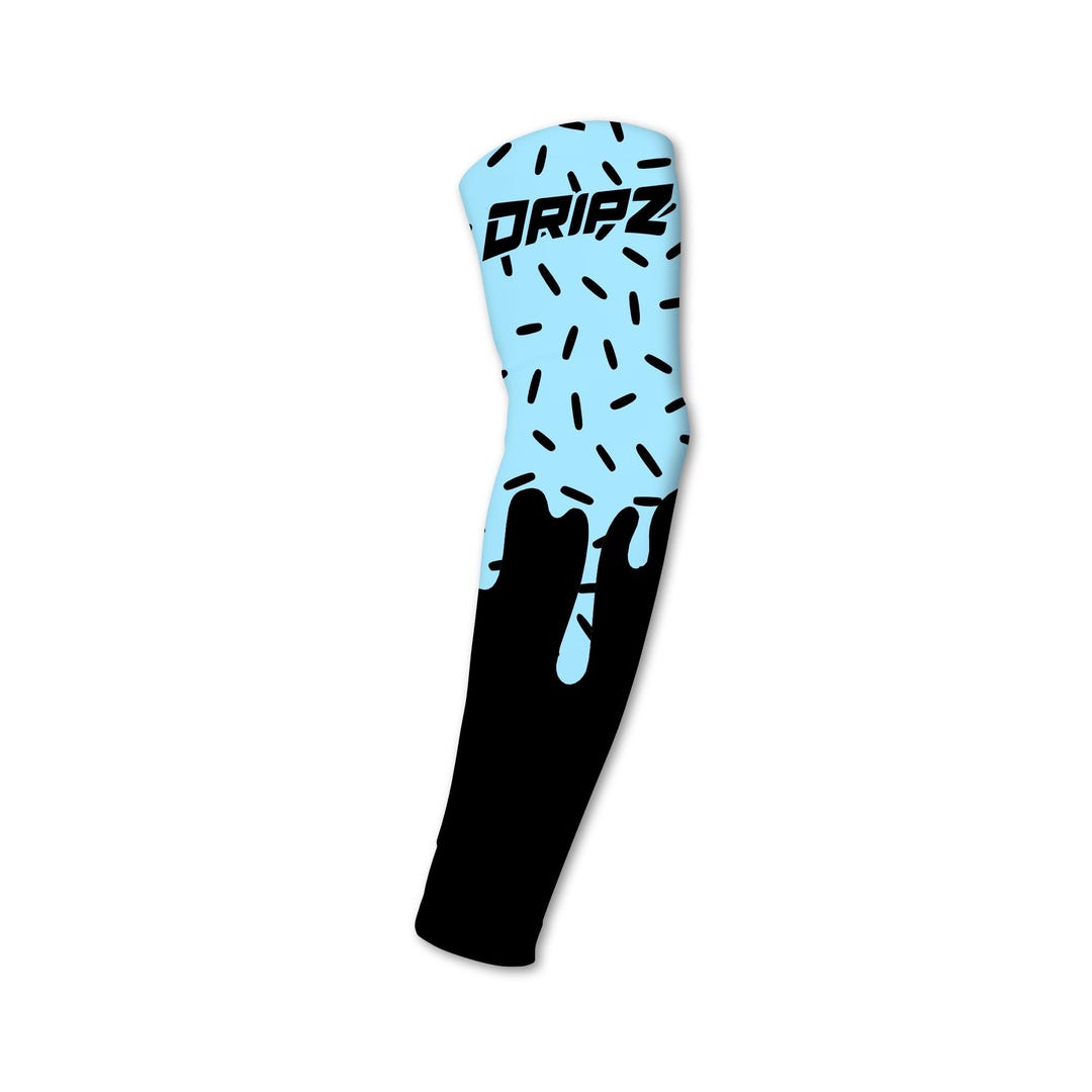 Sprinkle Drip Arm Sleeve Custom Ice Cream Paint Swag Baseball Softball ...