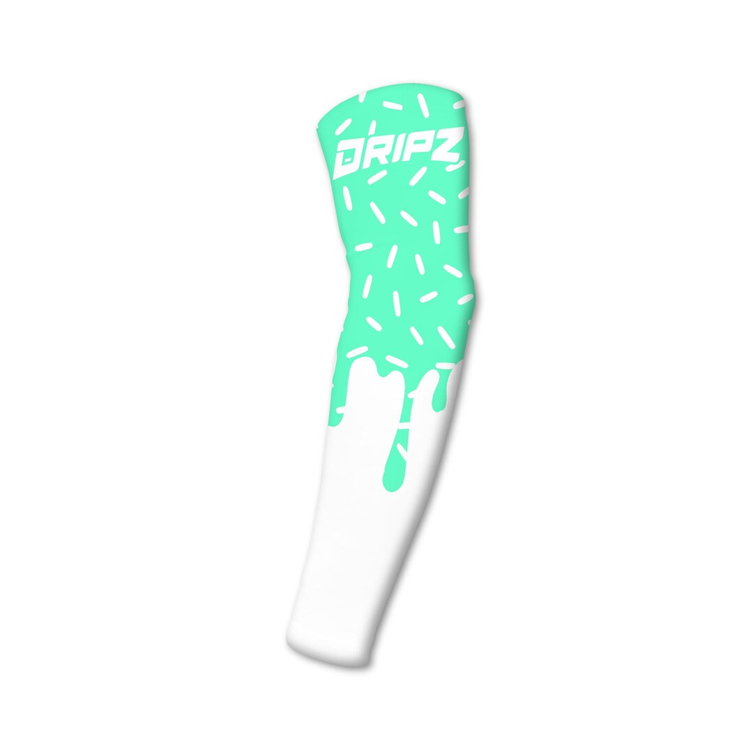 Sprinkle Drip Arm Sleeve Custom Ice Cream Paint Swag Baseball Softball ...