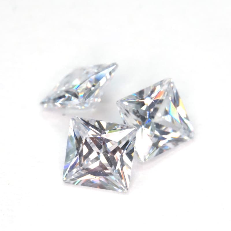 Loose Cz Square Stones - Etsy