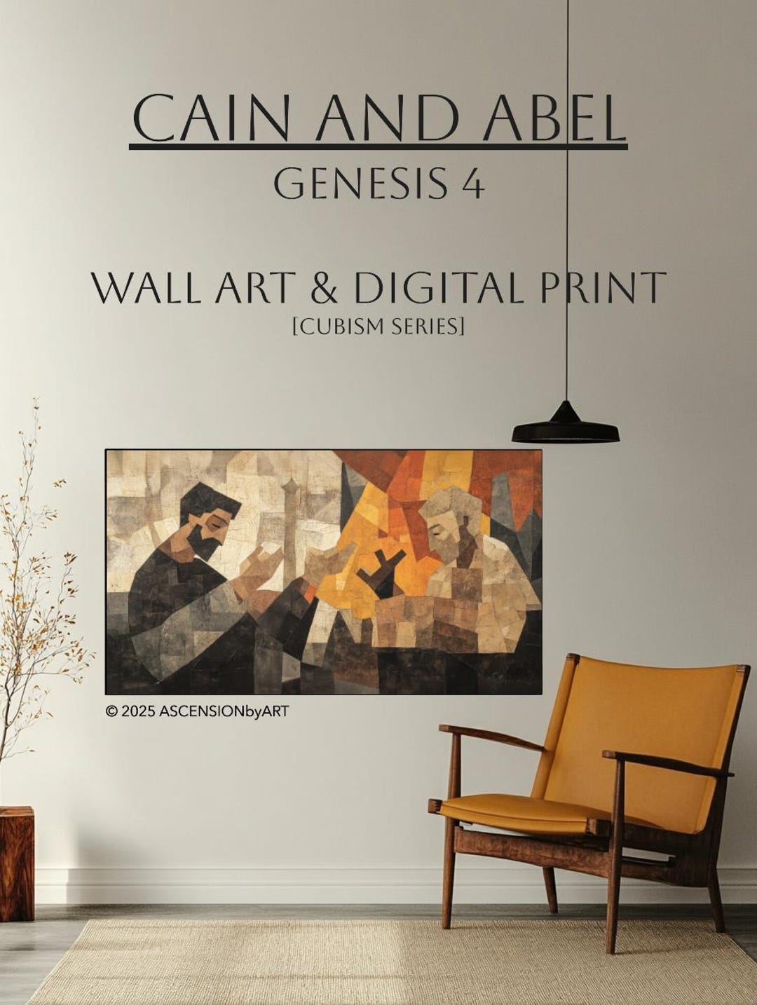 Digital TV Frame Art 16:9 | Cain and Abel - Genesis 4 [christian Wall ...