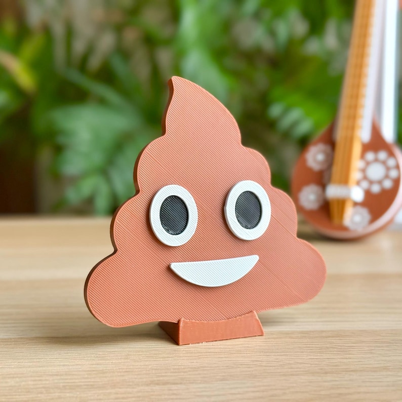 Poop Emoji | Real Life Emoji Figurine | Fun Desk Decor | Cute Home ...