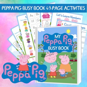 Peppa Pig Busy Book | Peppa Pig Activity Book | Peppa Pig Printables ...