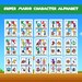 Super Mario Alphabet Flashcards | Super Mario Alphabet | Super Mario ...